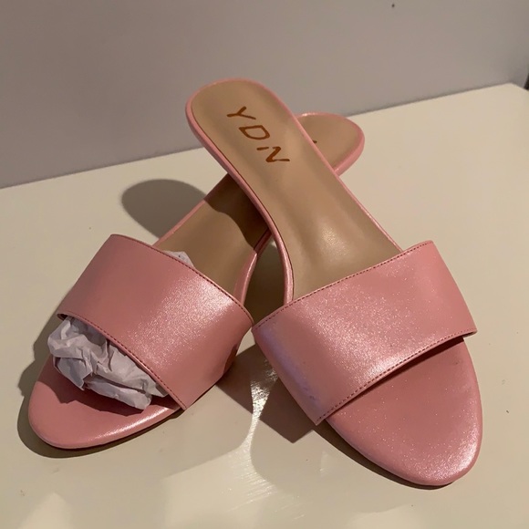 YDN | Shoes | Ydn Pink Shimmer Pump | Poshmark